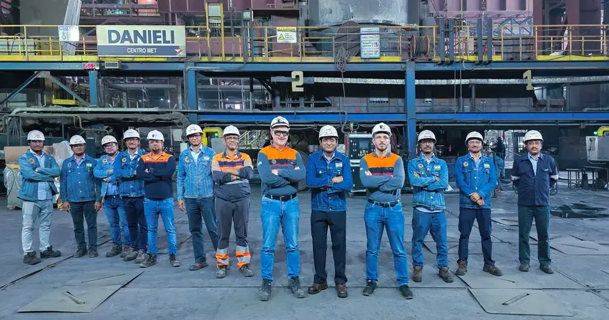 Slab casting production record at Jindal Steel