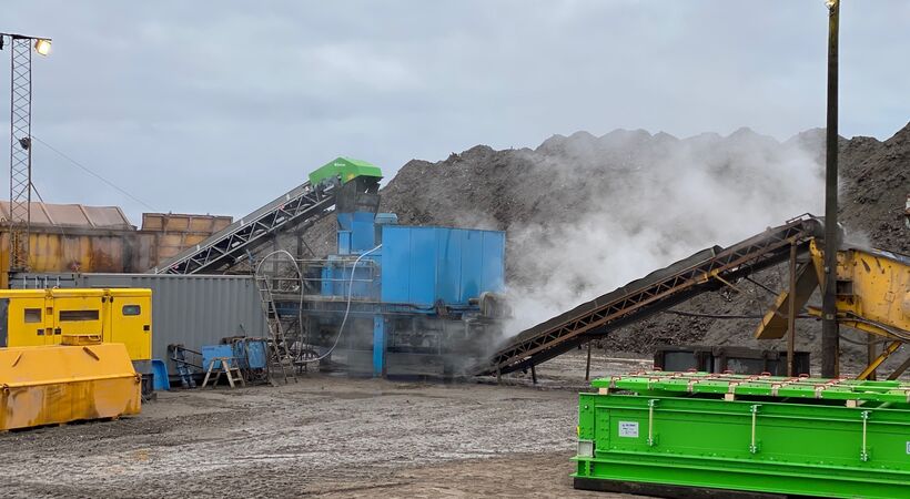 Harsco-Magsort relationship to enhance slag recovery